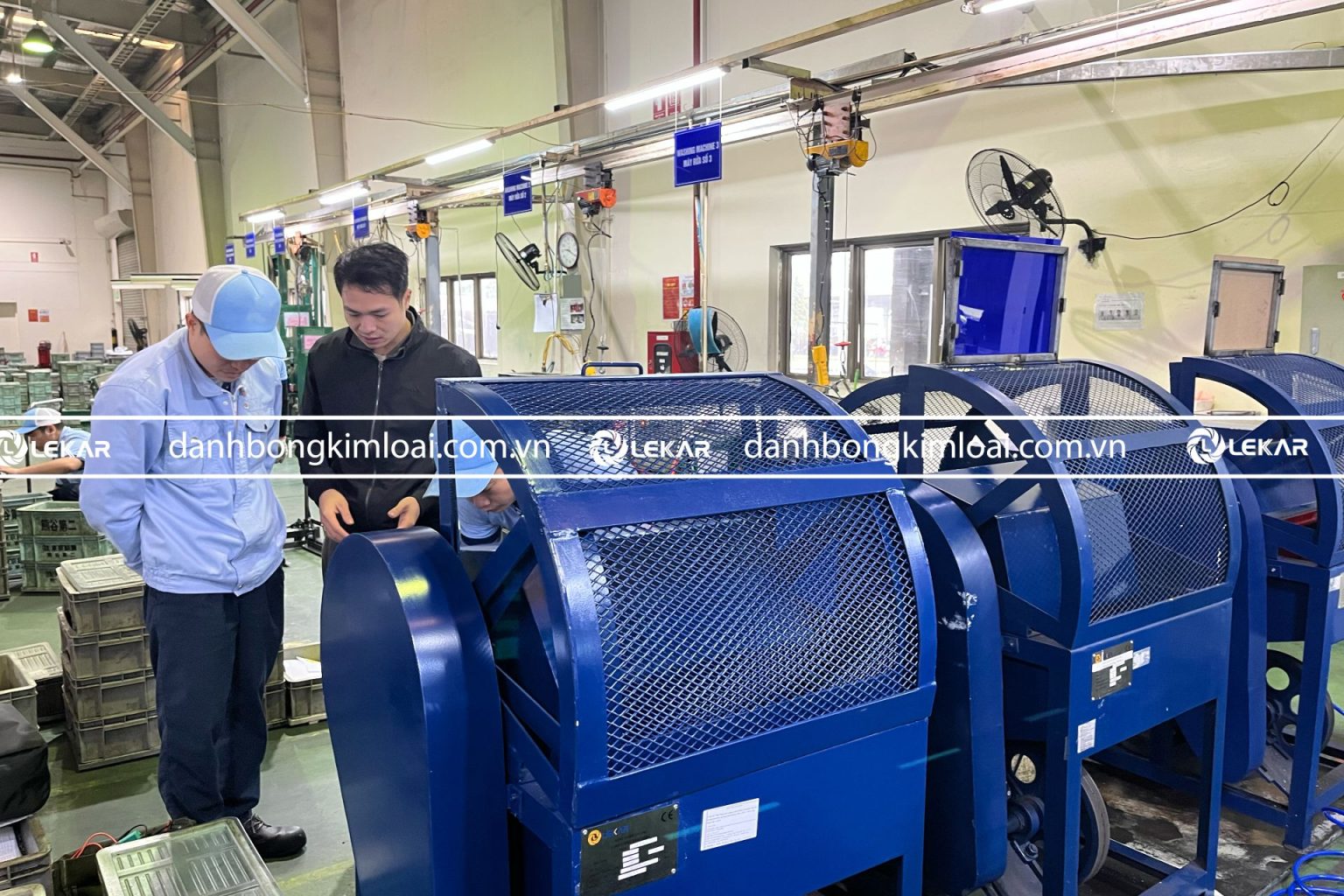 Dự án lắp đặt máy đánh bavia kim loại ở Hà Nội
